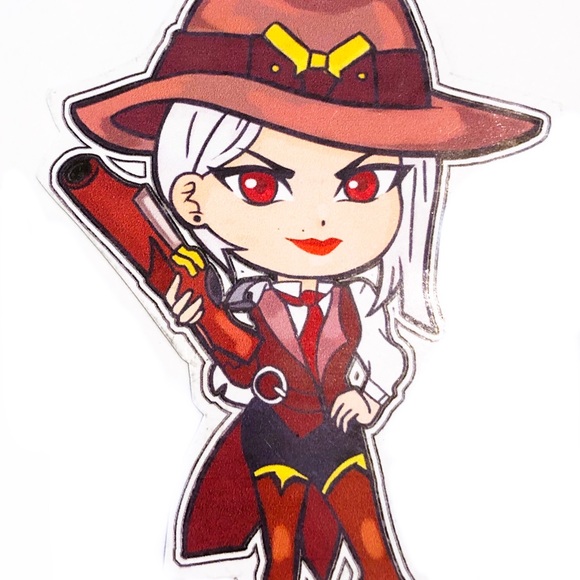 Handmade | Other | Overwatch Ashe Vinyl Sticker | Poshmark